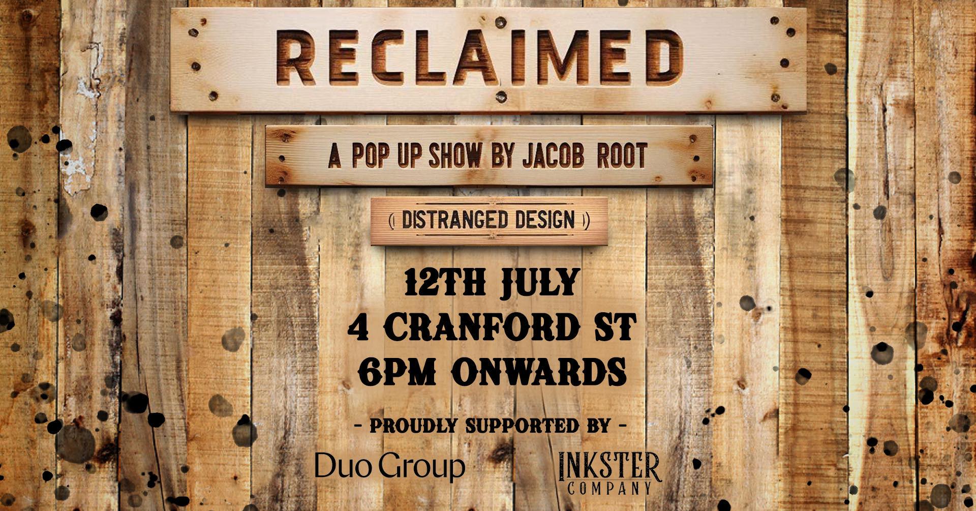 Reclaimed – A Pop-Up Show by Jacob Root (Distranged Design) – Watch ...